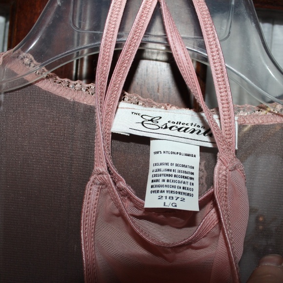Escante | Intimates & Sleepwear | Escante Blush Pink Ultra Sheer Bed ...